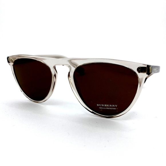 Burberry | Accessories | Burberry Pilot Sunglasses Transparent Grey New ...